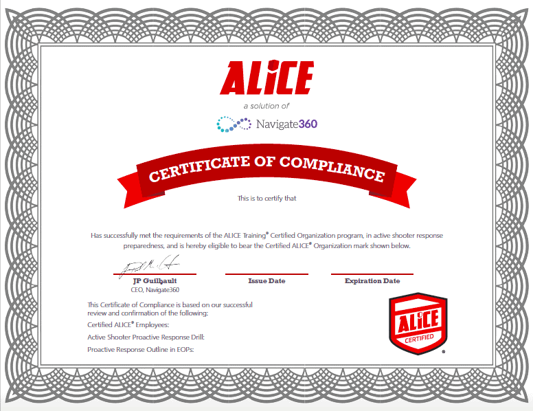 Training Options - ALICE Training®